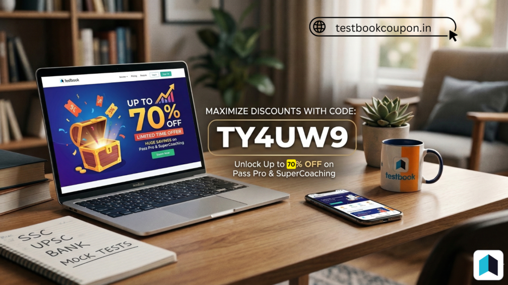Testbook Coupon Code 2026 – Get Upto 90% Off on Testbook Pass & Live ...
